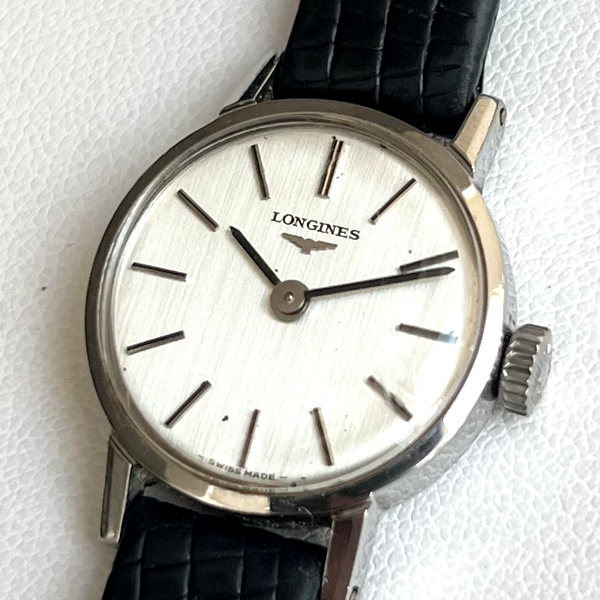 Vintage Longines Mechanical Manual Wind Silver Tone Ladies/Woman's ...