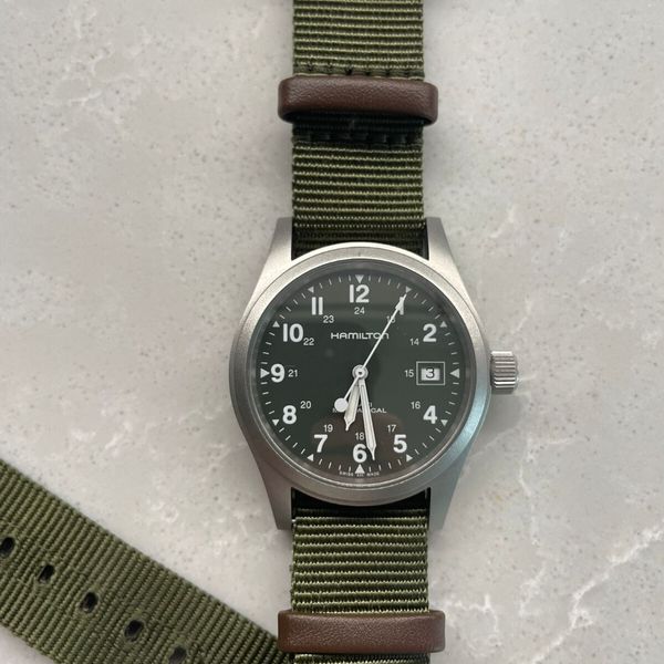 Hamilton Khaki Field Mechanical. 38 mm. Referenza H69439363. Calibro H ...