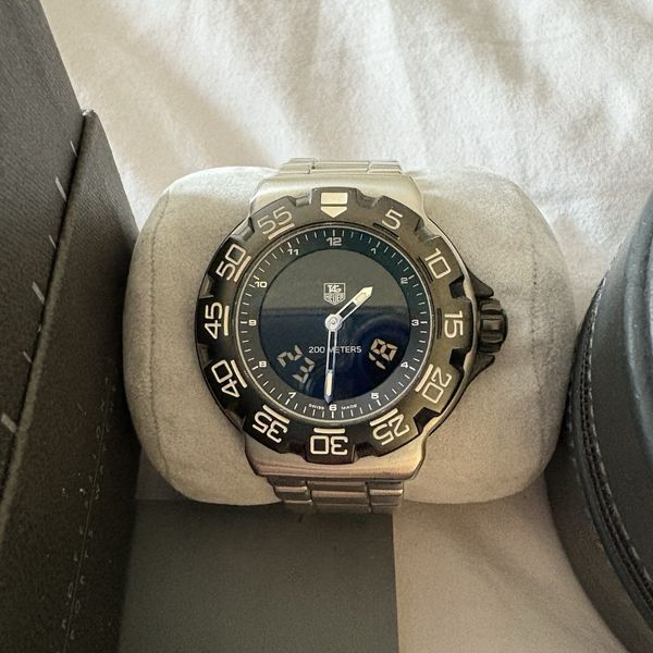 Menâ s Tag Heuer Formula 1 Chronotimer Digital Analog Movement Watch ...