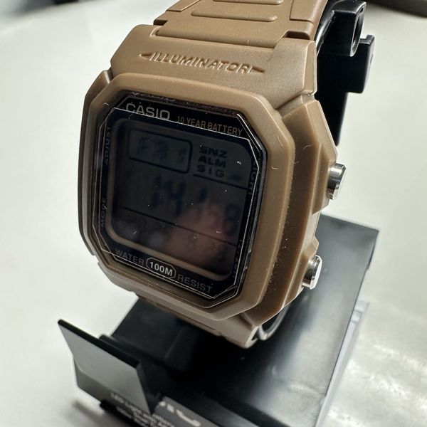 Casio W800h - 5AV Brown BNIB With Glass Screen Protector | WatchCharts ...