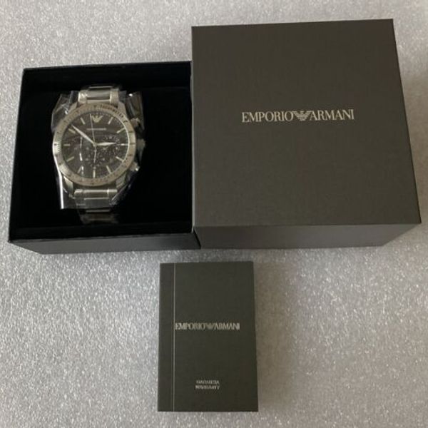 Emporio Armani Menâ s Chronograph Watch AR11241 | WatchCharts Marketplace