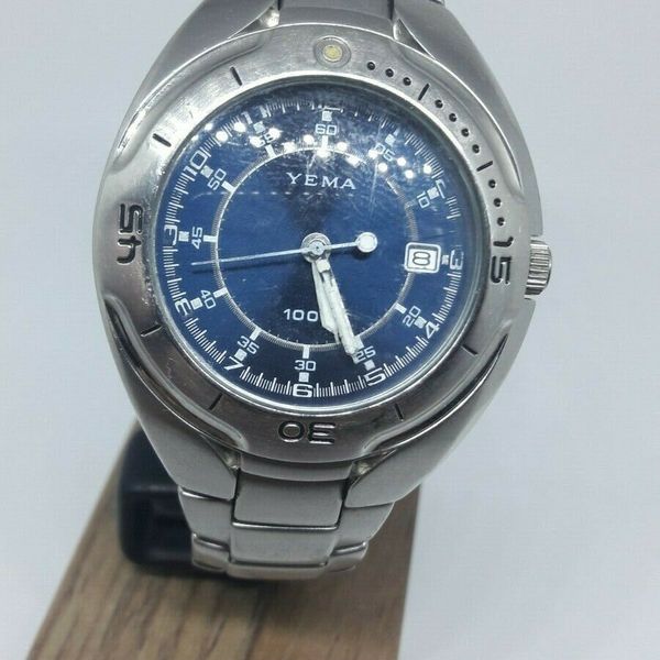 Watch yema ym703 steel, quartz mvt, works | WatchCharts Marketplace
