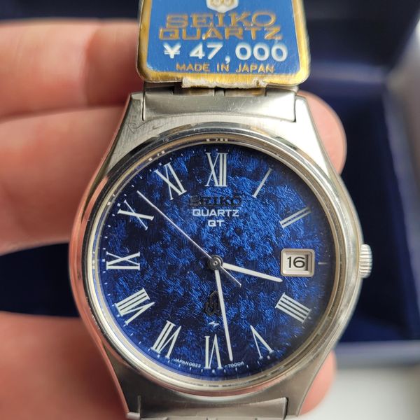 [WTS] 1974 Seiko Quartz QT 0822-7000 Snow Blizzard dial with original ...