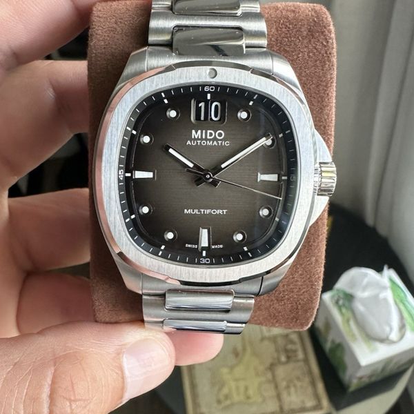 Mido Multifort TV Big Date Automatic Grey Dial Men's Watch ...