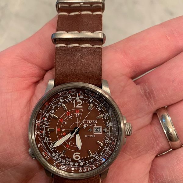 FS: Citizen Promaster Nighthawk Europa Havana + Crown & Buckle Leather ...