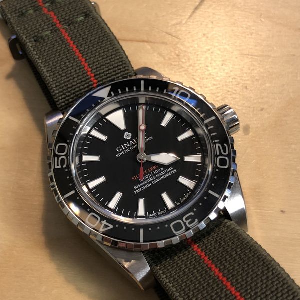 [$900 USD] Ginault Silent Service Diver No Date | WatchCharts Marketplace
