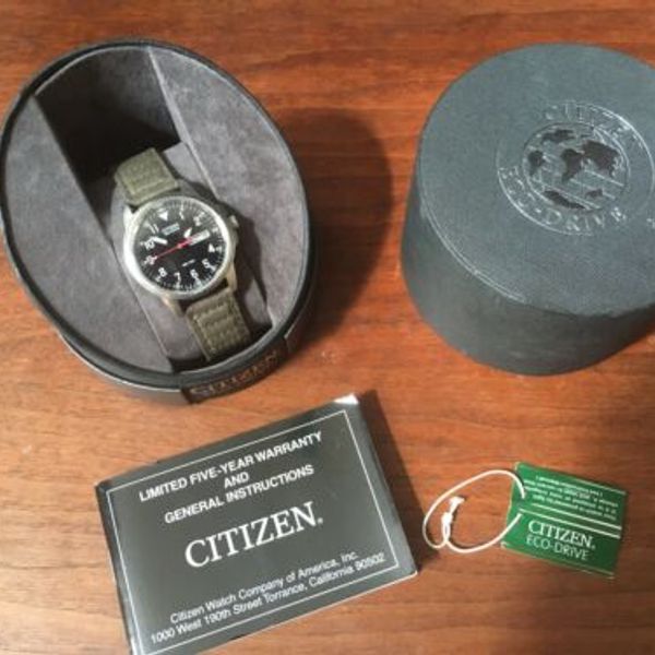 Citizen Eco-Drive Solar Powered BM8180-03E Military Style | WatchCharts
