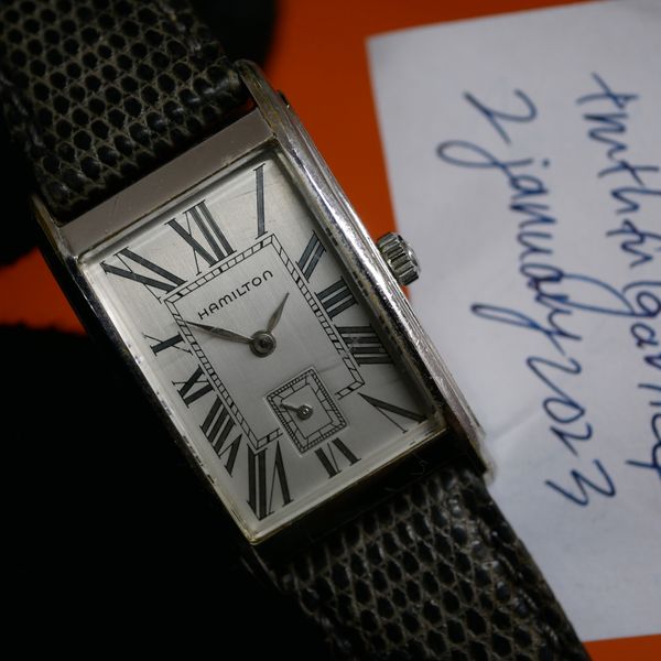 [wts] hamilton ardmore rectangle quartz small seconds 6269 for $99 ...