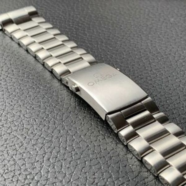 Genuine Omega 22mm Seamaster Planet Ocean Stainless Steel Bracelet 1590 ...