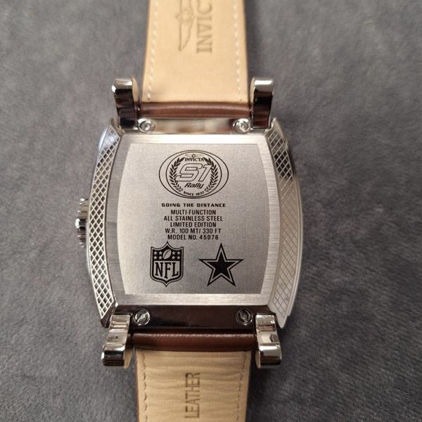 New 48mm Invicta NFL Dallas Cowboys Quartz Men's Watch 45076 With Free ...