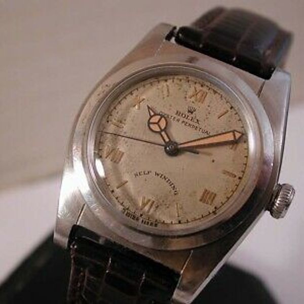 1940's Rolex Oyster Perpetual Bubbleback Chronometer. 2940. "Self ...