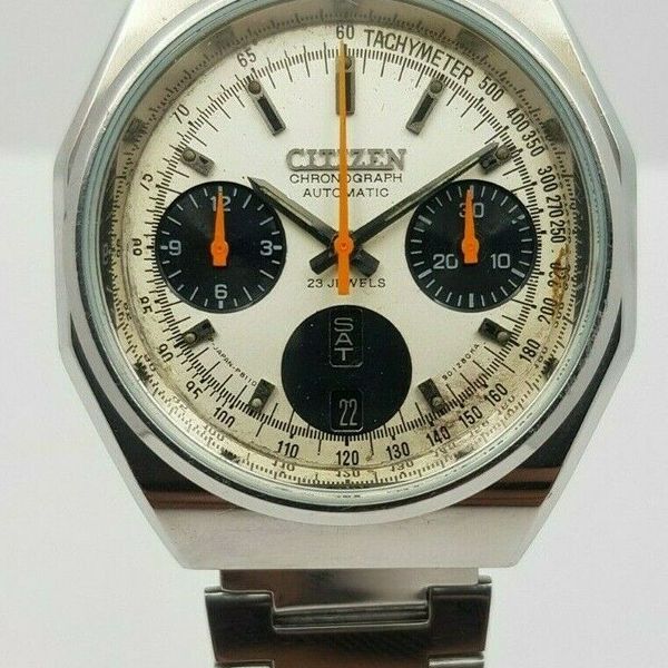 VINTAGE CITIZEN BULLHEAD CAL. 8110 CHRONOGRAPH OCTAGON REF. 67-9356 ...