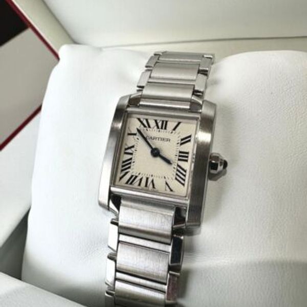 Cartier Tank Francaise Medium All Steel | WatchCharts Marketplace