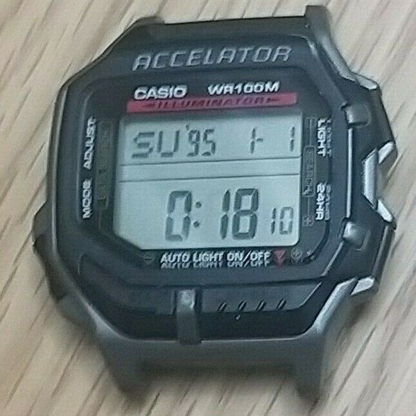 Vintage Casio ACL-200 Mod 1531 Digital LCD Alarm Illumoinator Accelator ...