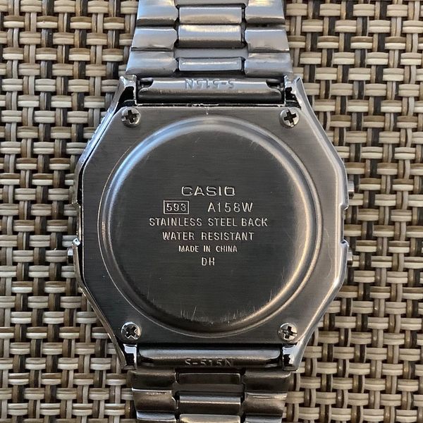 Casio Digital Mens Watch. A158W. Read Description. | WatchCharts ...