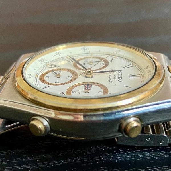 Vintage Seiko Gent's Chronograph Quartz 7A38-7289 not running, repair ...