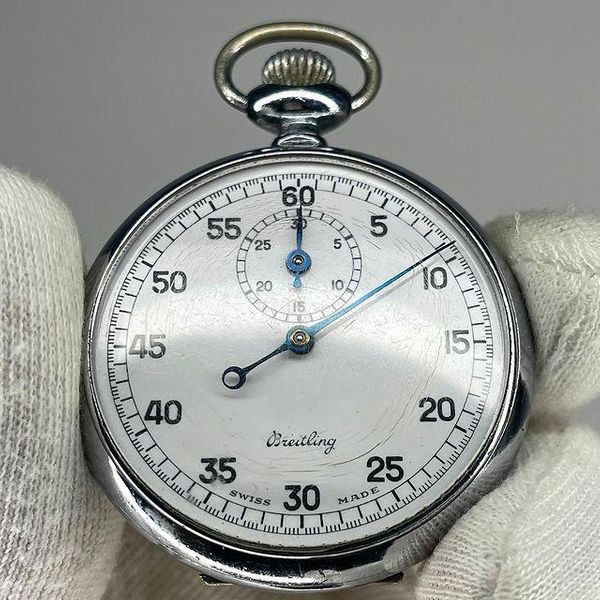 [WTS] Breitling Pocket Stopwatch-Chronograph Enamel, SWISS MADE 1950s ...