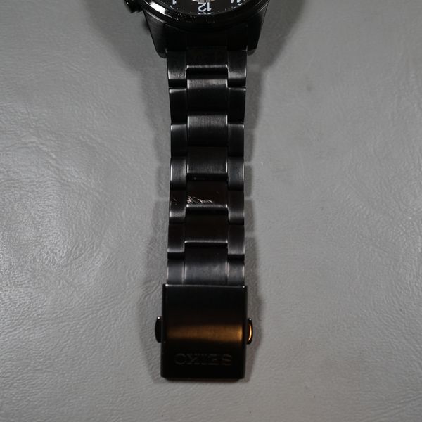 [WTS] Seiko SBTQ091J 7T92 Reverse Panda Black Chronograph Quartz Watch ...