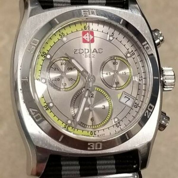 ZODIAC Desert Master Fly-back 13 Jewel Chronograph Watch ZO7011 ...