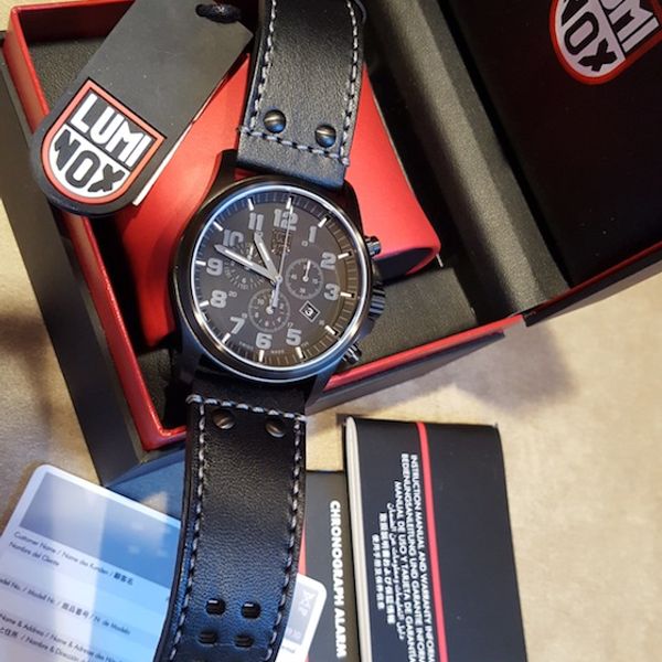 fs - "STEALTH" "BLACKOUT" Luminox CHRONO field quartz CHRONOGRAPH ...