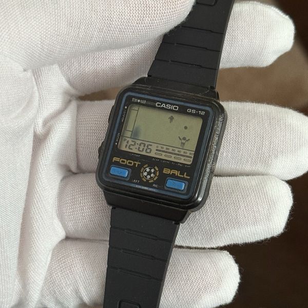 RARE Vintage Casio GS-12 478 Football Game Watch JDM 1980s â Untested ...