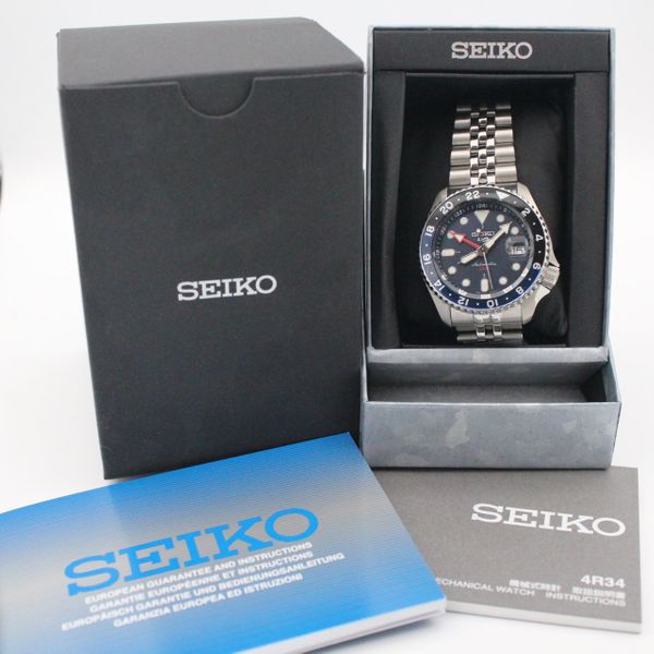 [$375 USD] Seiko 5 Sports Automatic GMT Watch with Blue Dial #SSK003 ...