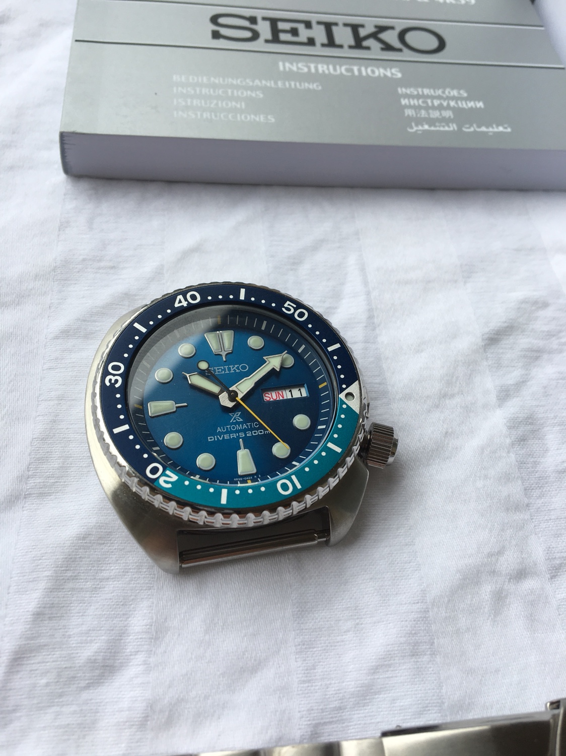 FS: LNIB Seiko Turtle Blue Lagoon SRPB11 | WatchCharts