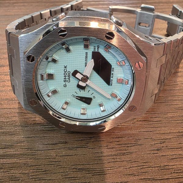 Tokyo Studios Custom Casio G-SHOCK "CasiOak" Tiffany Blue | WatchCharts ...