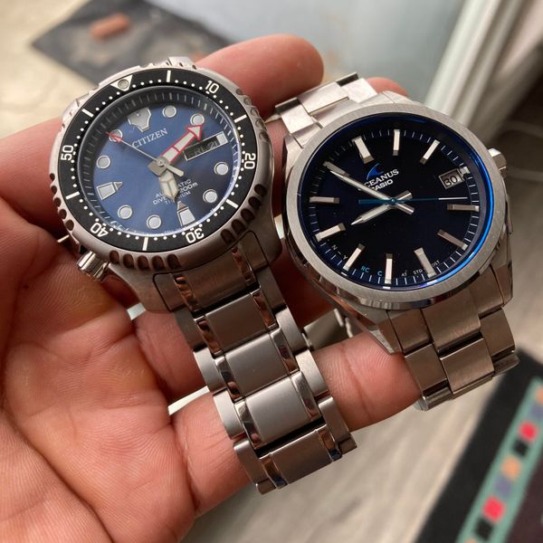 [WTS] Casio Oceanus T200 & Citizen Promaster Fugu Titanium | WatchCharts