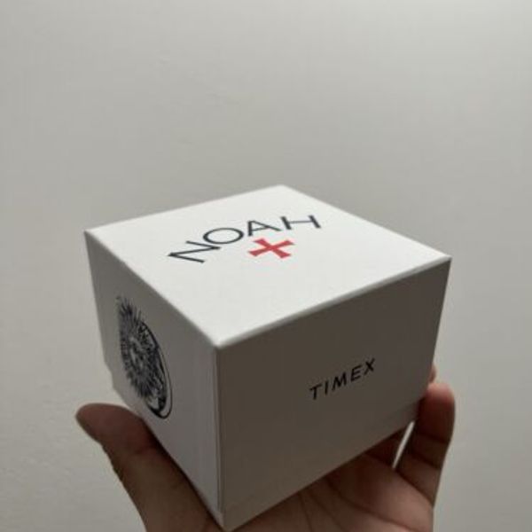 NOAH NY x Timex Sun and Moon Watch Gold Black Crocodile Leather ...