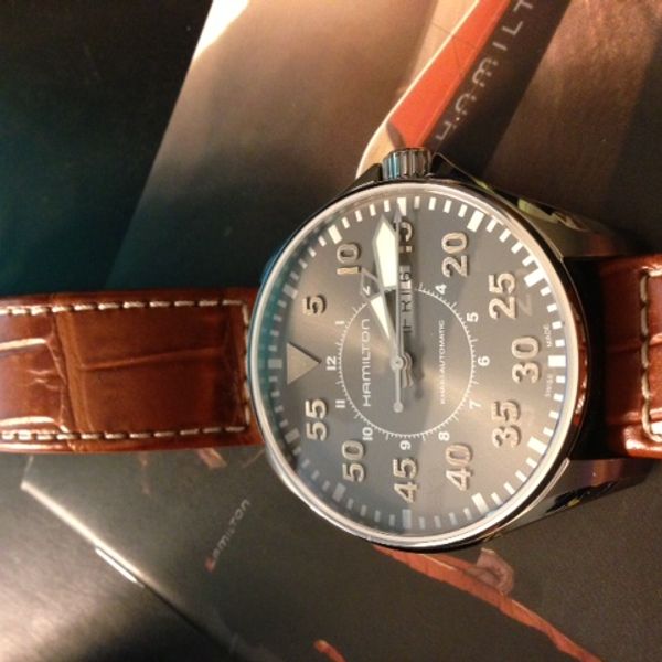 FS: Hamilton Aviation Pilot 46mm Grey- PERFECT CONDITION!!!! | WatchCharts