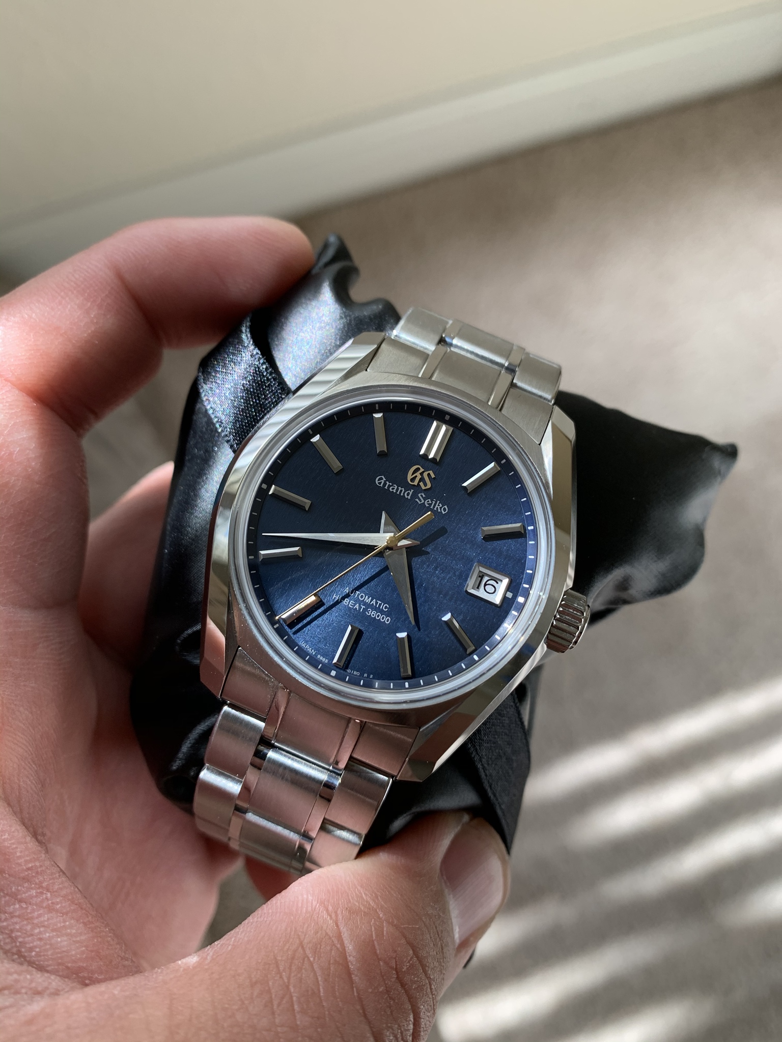 FS: (LNIB) Grand Seiko SBGH273 Blue dial "Fall" Hi Beat Full Set 1 ...