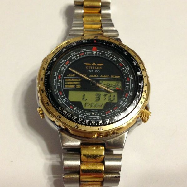 CITIZEN WINGMAN AVIATOR WORLDTIME WR-100 C080-088506 K | WatchCharts ...