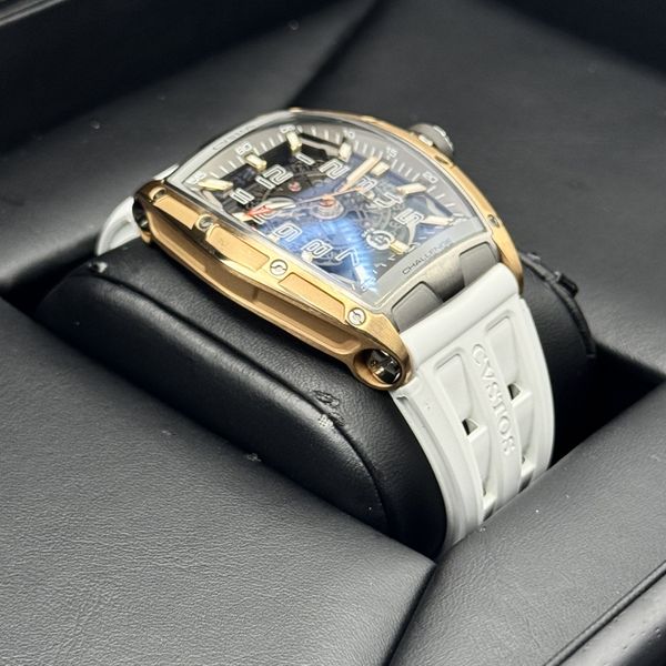 FSOT:Cvstos Challenge II JetLiner SL Brancard 41mm Rose Gold & Titanium Skeleton | WatchCharts ...