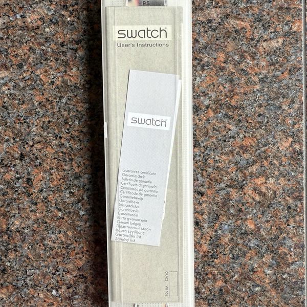 Swatch "Time & Stripes" Automatic Watch Model SAN105 from 1994! NEW IN ...