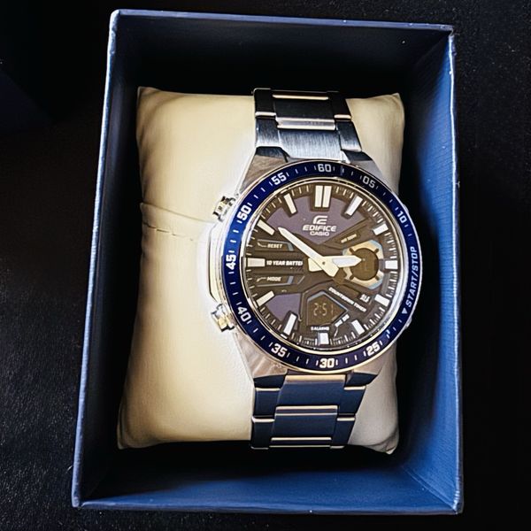 Casio Edifice Blue Men's Watch - ERA-110D-2AVEF | WatchCharts Marketplace