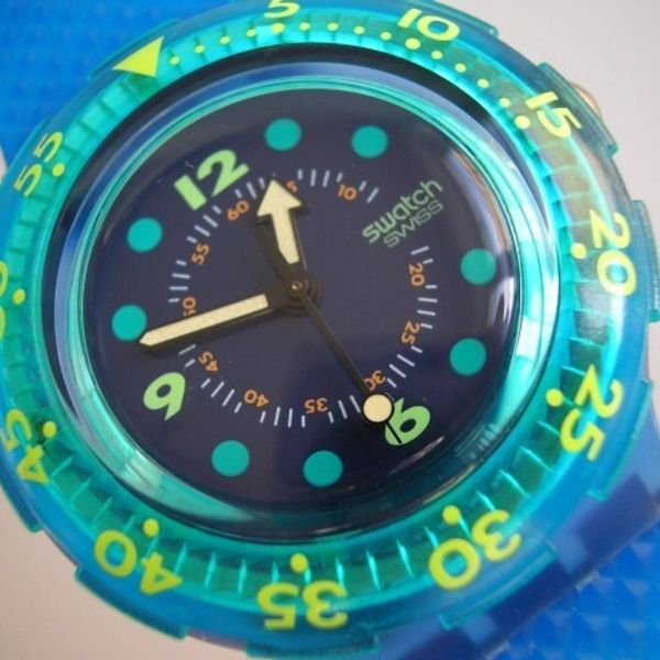 SWATCH SCUBA BLUE MOON - NEW | WatchCharts Marketplace
