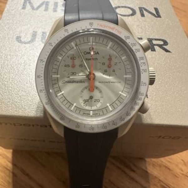 Omega x Swatch - Mission to Jupiter Bioceramic Moonswatch | WatchCharts ...