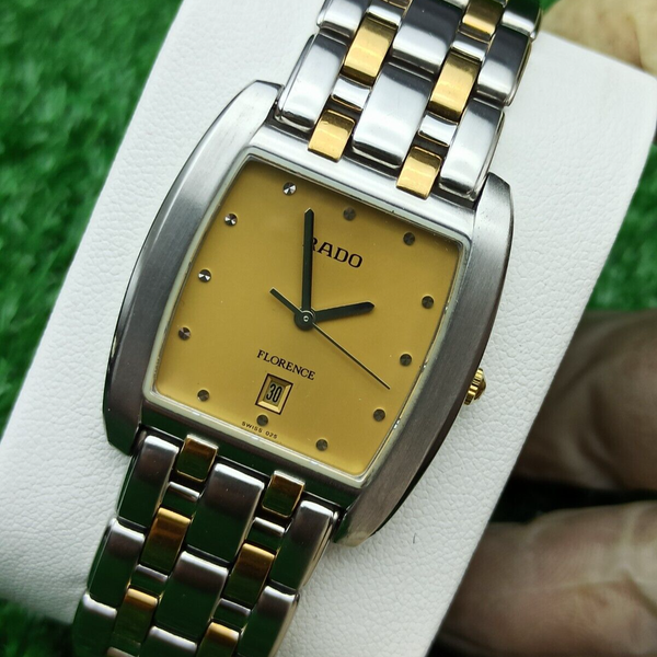 BLUE RADO FLORENCE CLASSIC WATCH SQUARE DIAL MOVEMENT OF 90s SWISS RARE ...