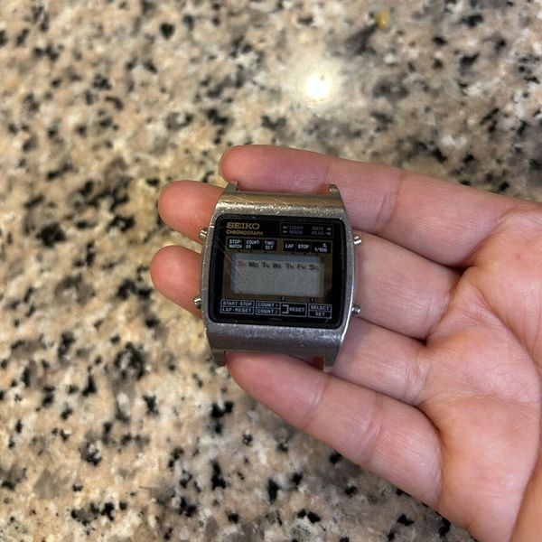 Vintage Seiko digital watch case M929-4000 Parts Only | WatchCharts ...