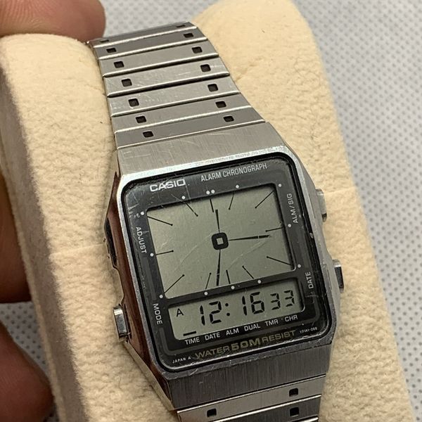 Vintage Casio AE-90W Alarm Chronograph Digital Men's Watch ...