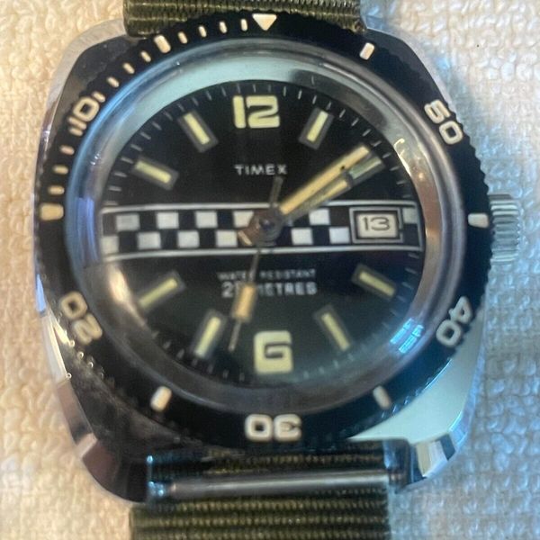 Timex rally f-1 vintage watch hand wound / rare and vintage 2 straps ...