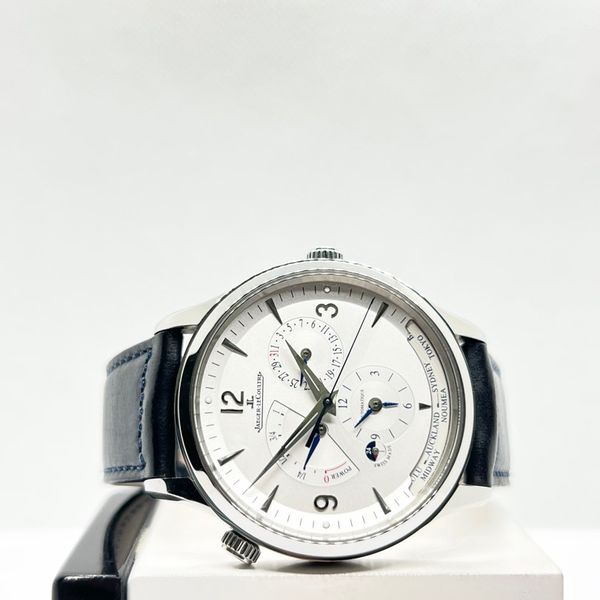 Pre Owned Jaeger LeCoultre Master Control Geographic Q4128420 Silver ...