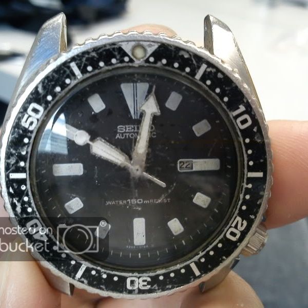 SOLD: Seiko 4205 Diver for parts and Z20 rubber strap | WatchCharts