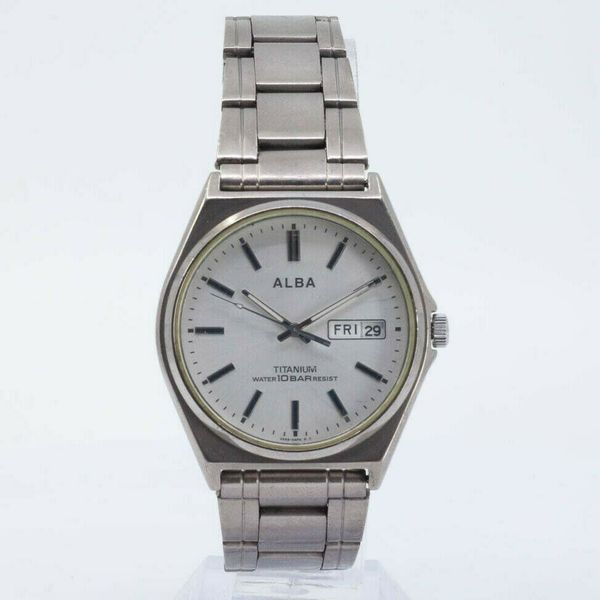 SEIKO ALBA VX43-0AG0 TITANIUM WATCH JAPAN | WatchCharts Marketplace
