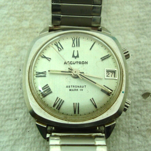 VINTAGE 1970, 2185 BULOVA ACCUTRON, ASTRONAUT MARK IV, RUNNING ...