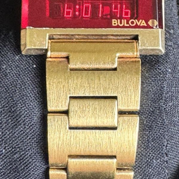 Super Rare Bulova LED COMPUTRON N7 Cell 228 Wrist Watch Orologio TESTED ...