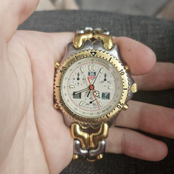 Serviced Tag Heuer SEL Chronograph Ayrton Senna CG-11230-0 with battery ...