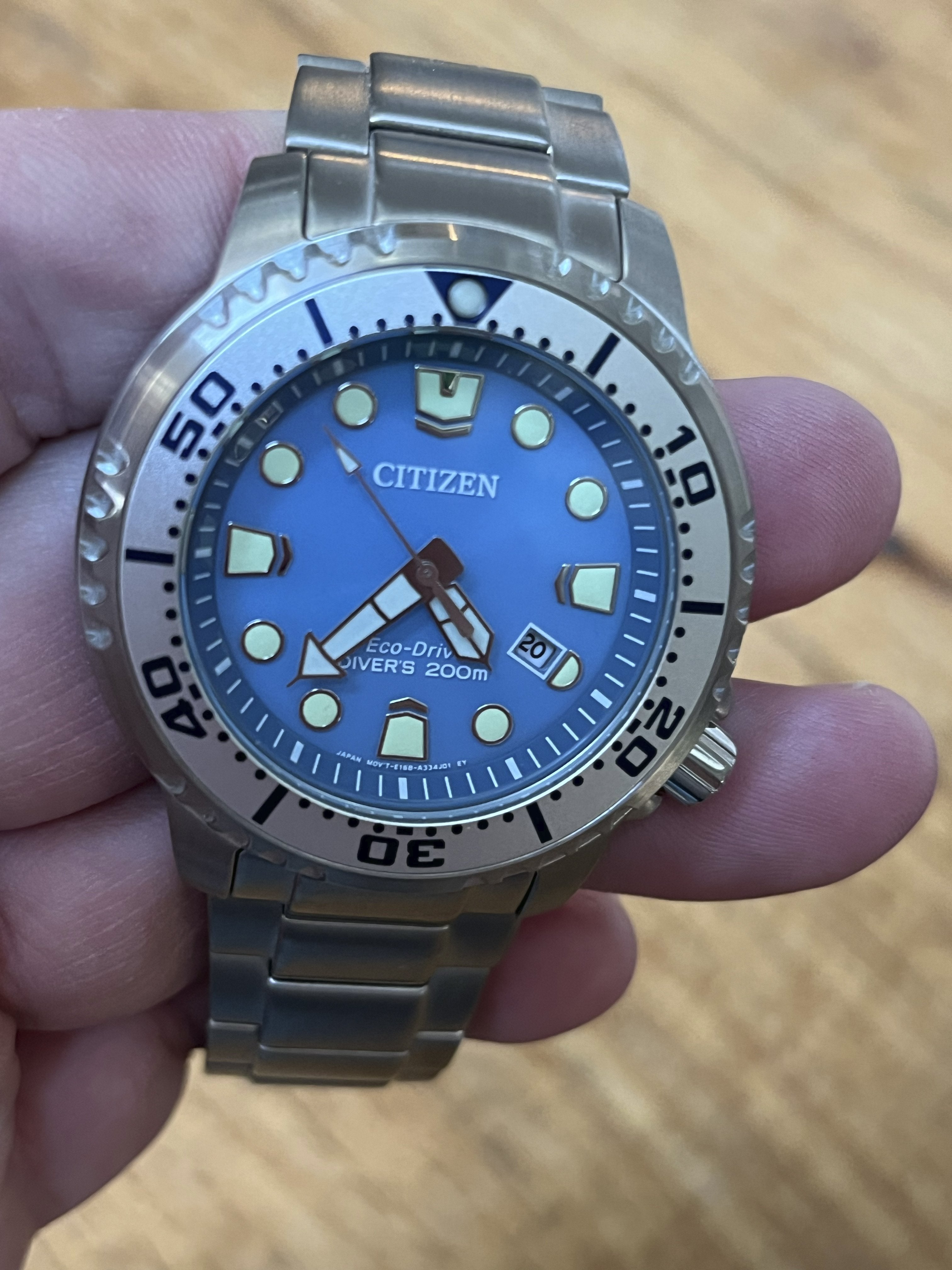 Citizen Ice Blue BN0165-55L | WatchCharts Marketplace
