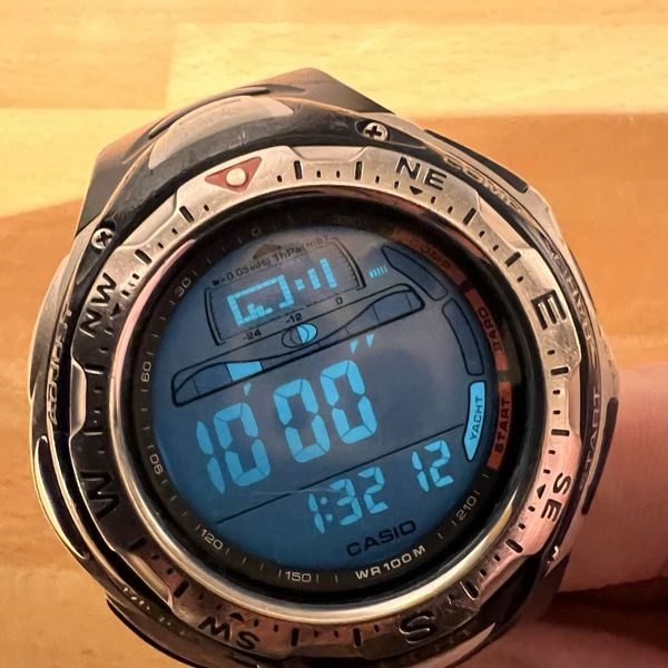 Casio Digital Watch Sea Pathfinder 2273 SPF-40 and Casio atc-1200 ...